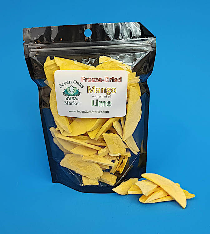 Freeze Dried Mangoes with a hint of Lime