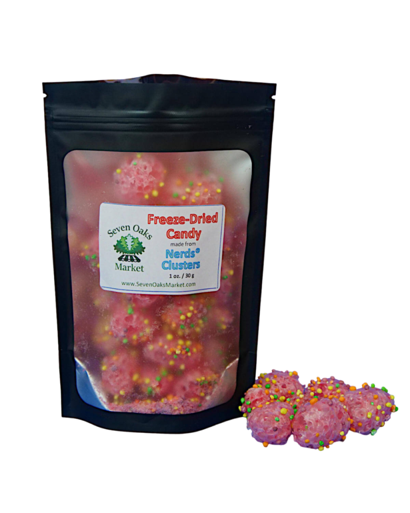 freeze dried candy made from gummy clusters