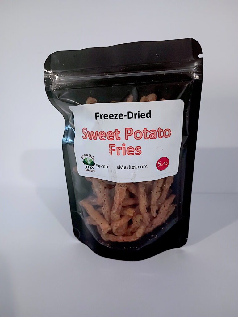 Freeze Dried Sweet Potato Fries
